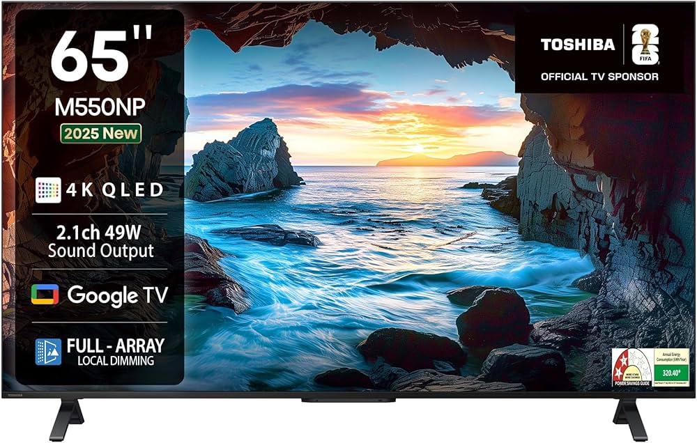 Toshiba65-inch GOOGLE TV QLED (65M550NP) – Zuhair Issa Murad & Son's Co.